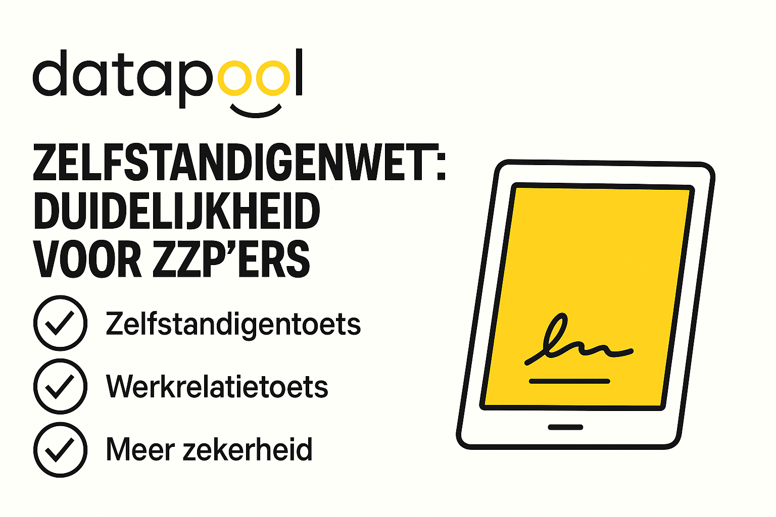 Zelf iets doen voor de toekomst van zzp'ers? Dít is je kans. - Datapool